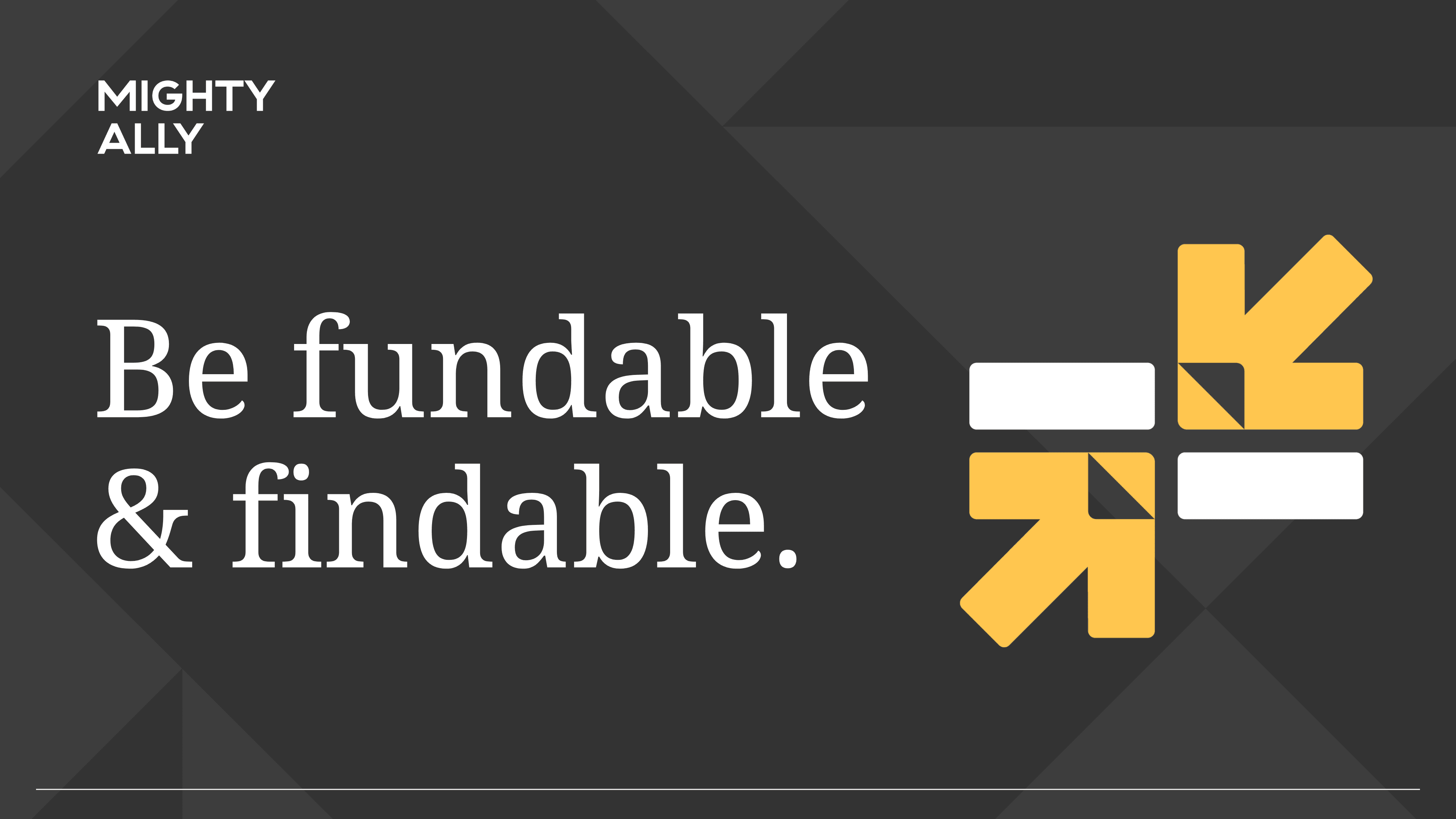 MIGHTY ALLY — Guiding nonprofit brands to be fundable & findable